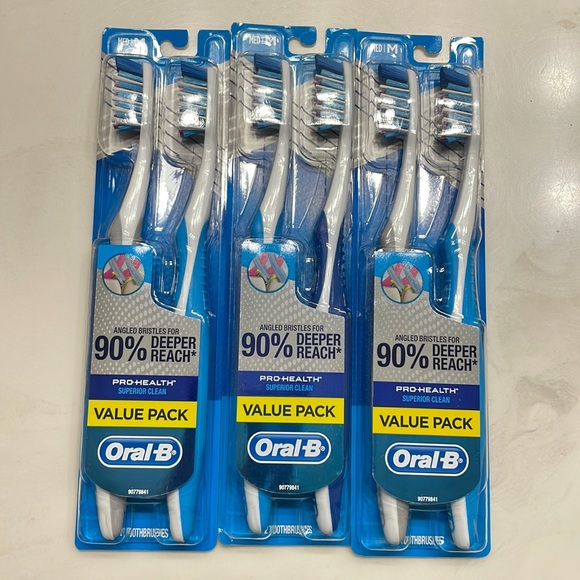 Oral B | Other | Oral B Twin Pack Angled Toothbrush6 Twin Packages ...